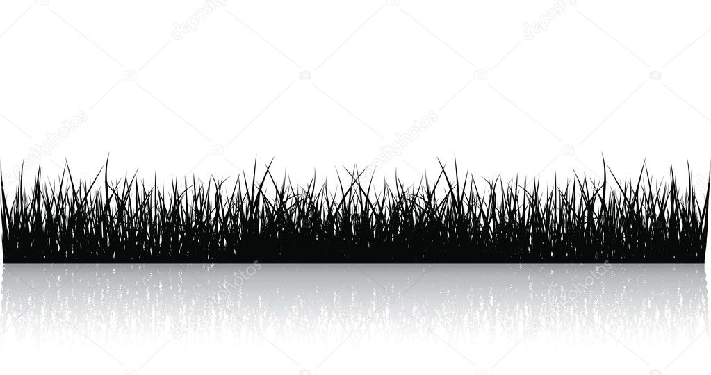 Vector Black Grass — Stock Vector © magicinfoto #4723382 Vector Black Grass — Stock Vector © magicinfoto #4723382