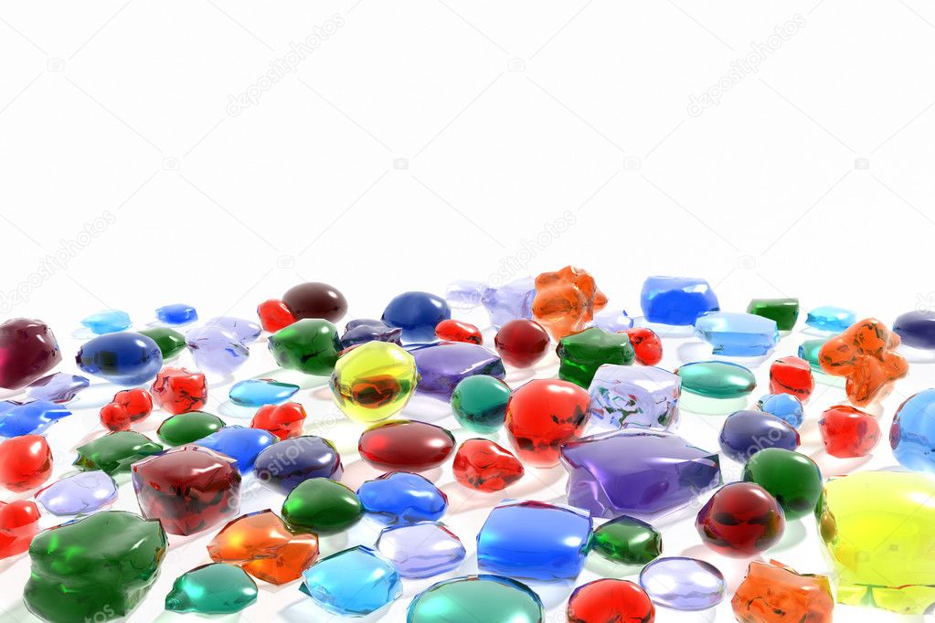 Colorful transparent gemstone background Stock Photo by ©scanrail 4033005
