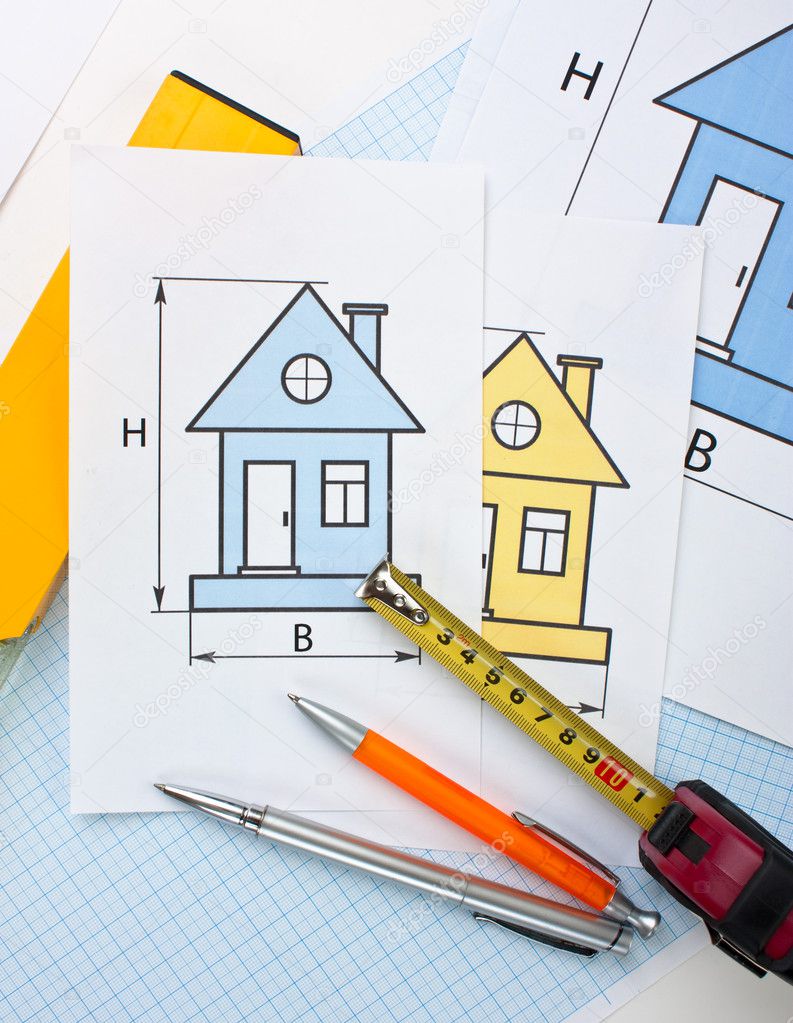 Development drawings — Stock Photo © Observer #4208715