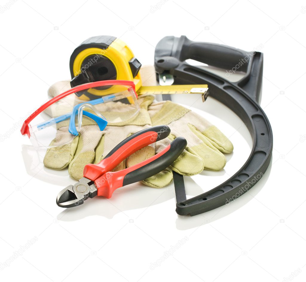 Set of working tools Stock Photo by ©mihalec 5081003