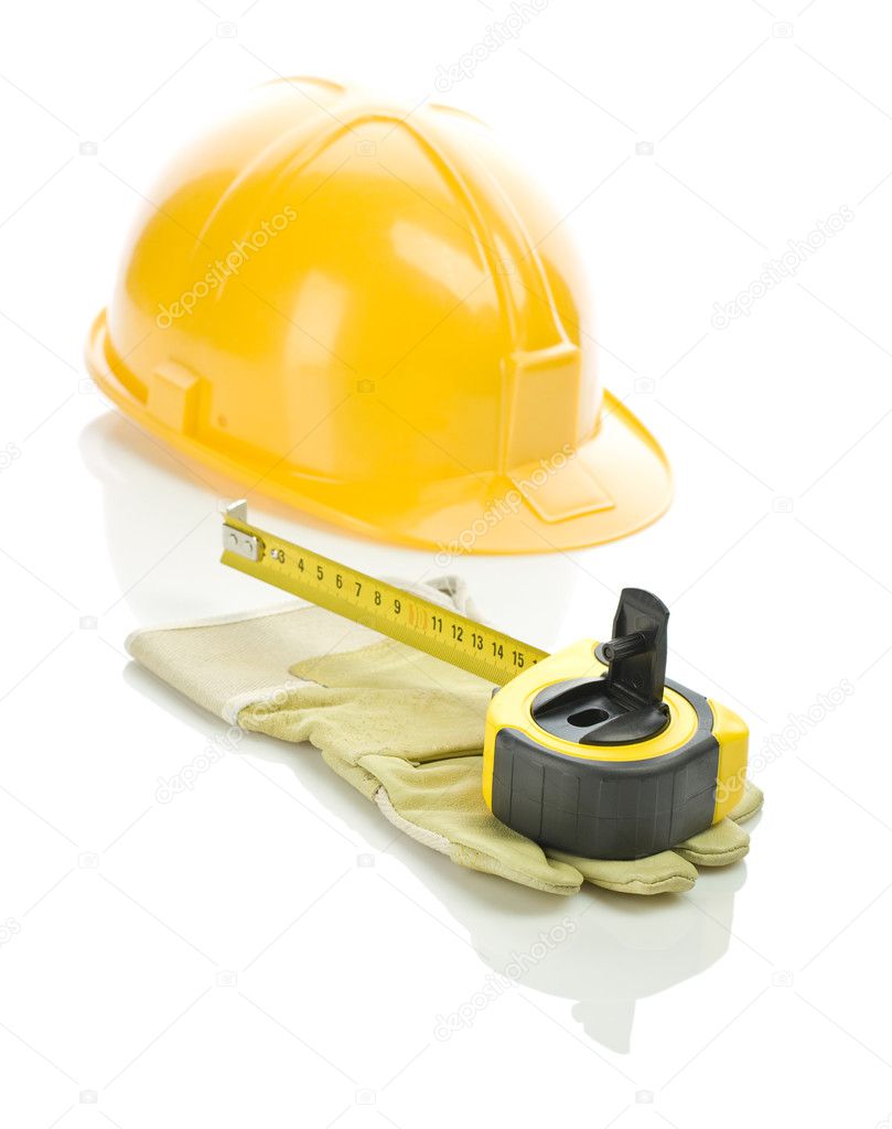 Stack of tools with glove — Stock Photo © mihalec #5081962