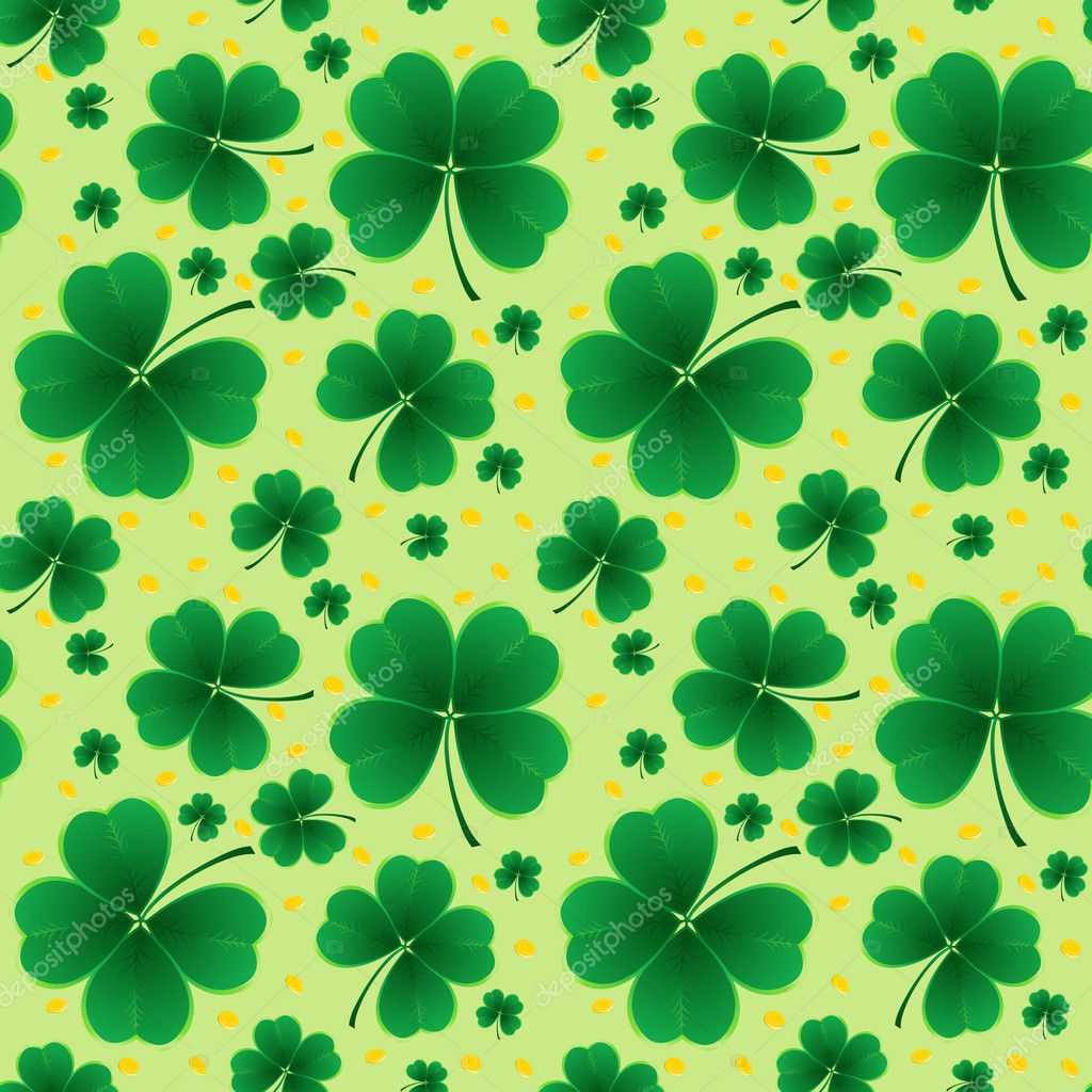 Clover background Stock Vector Image by ©SSylenko #4874285