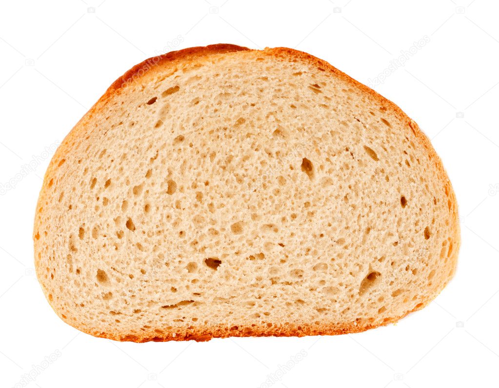 White Bread Slice — Stock Photo © mr_Brightside #5047684