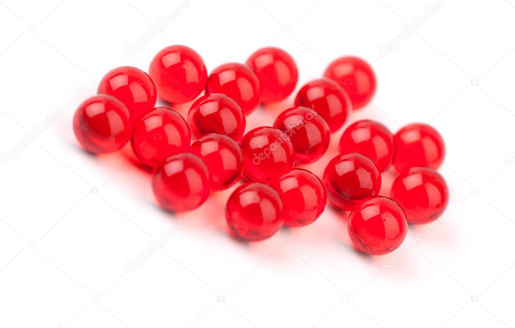 Red pills — Stock Photo © spaxiax #3975496