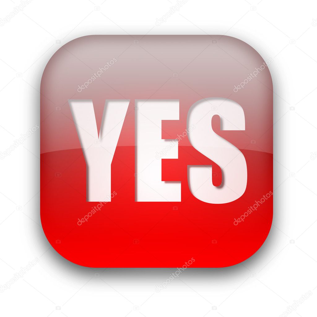 YES button — Stock Photo © grublee #4972570
