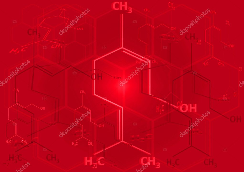 The chemical structural formula of spirit — Stock Photo © zhanna #5210056