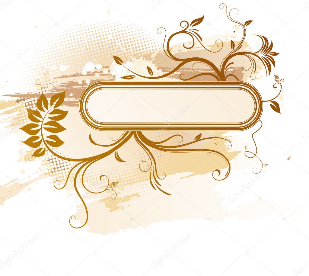 Decorative frame Stock Illustration by ©ladyann #4033018