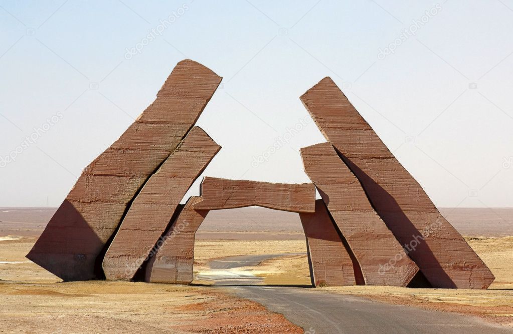 Stones in the desert — Stock Photo © zhannaprokopeva #4063798