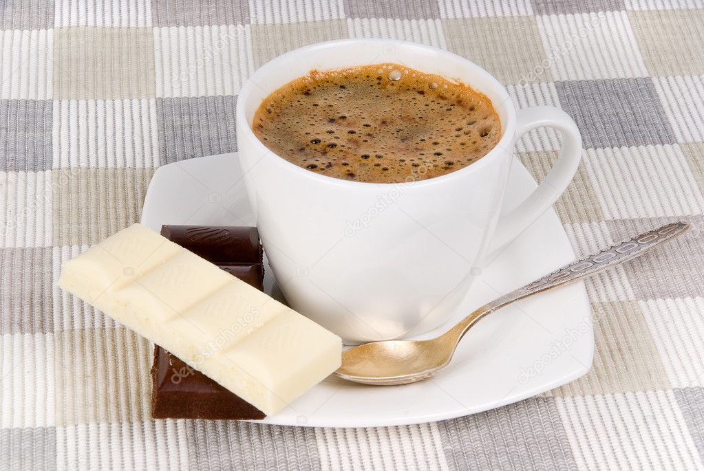 Coffee and chocolate — Stock Photo © raikhel #5278018