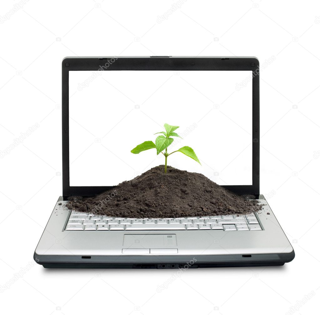 Open laptop Stock Photo by ©bloodua 4087838