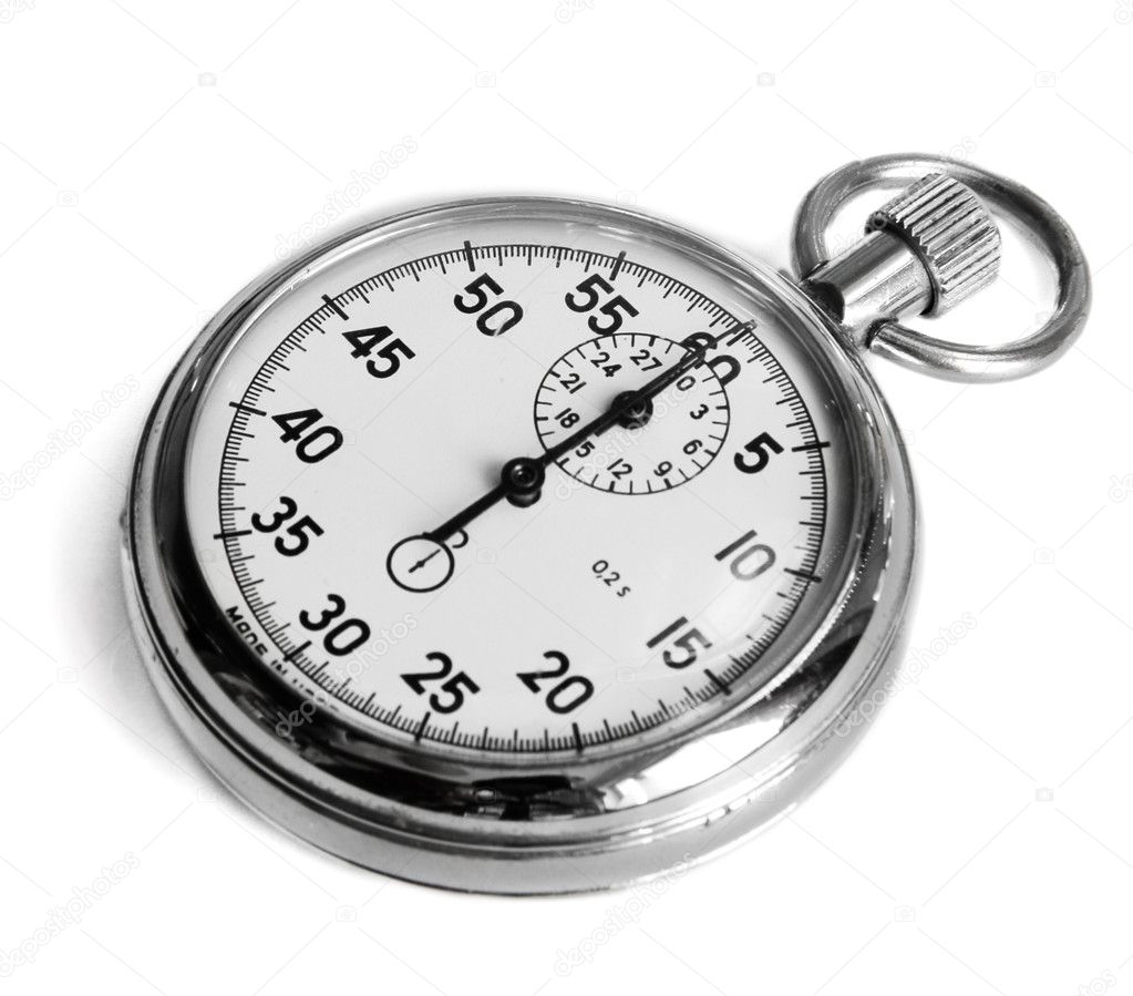 Stopwatch on white — Stock Photo © parfta #5376284