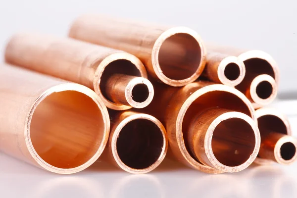 Copper pipes — Stock Photo © Lenorlux #4643921