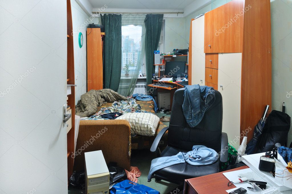 Widok brudny pokój — Zdjęcie stockowe © sergeypeterman #4350683