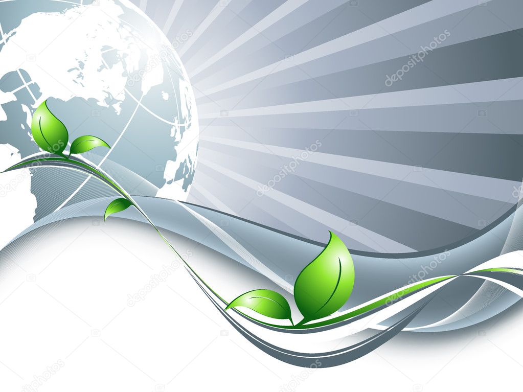 Environmental abstract backdrop — Stock Vector © marivlada #4089490