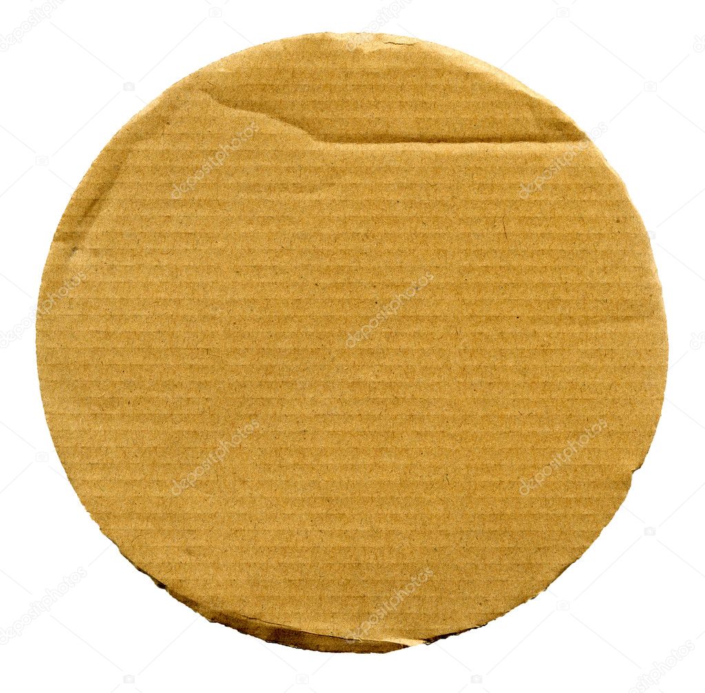 Cardboard circle — Stock Photo © alexkar08 #4416667