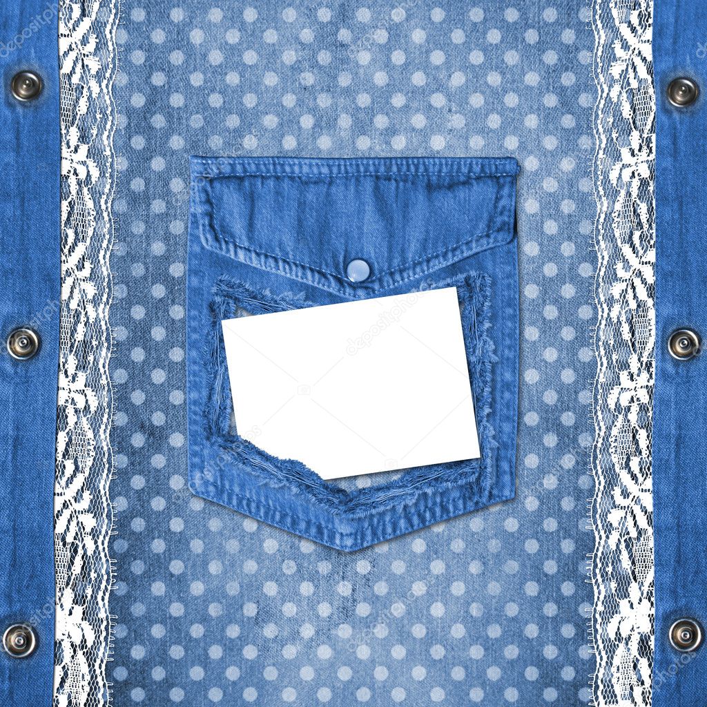 Abstract blue jeans background with rivet for design Stock Photo by ...