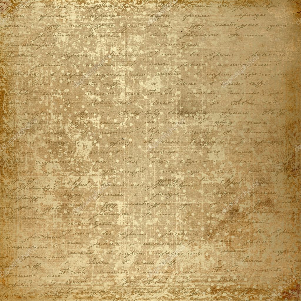 Grunge old paper design in scrapbooking style with handwriting — Stock ...