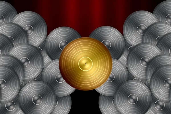 Gold record Stock Photos, Royalty Free Gold record Images | Depositphotos