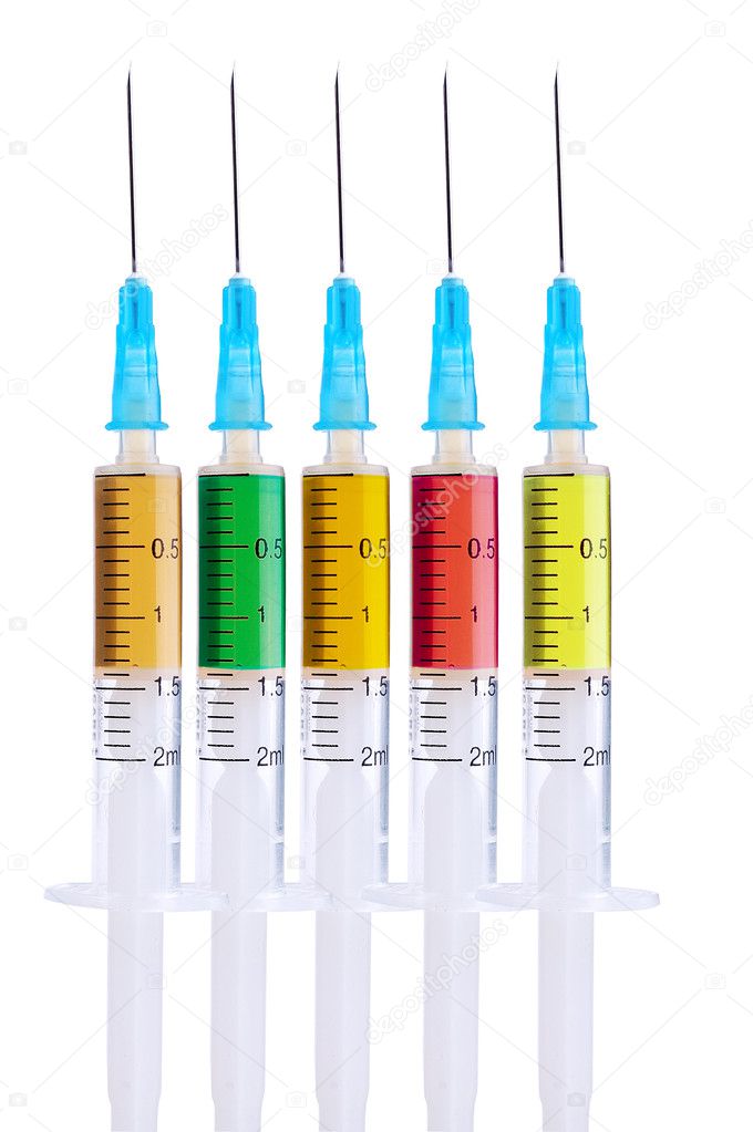 Medical syringe — Stock Photo © jonson #4876151
