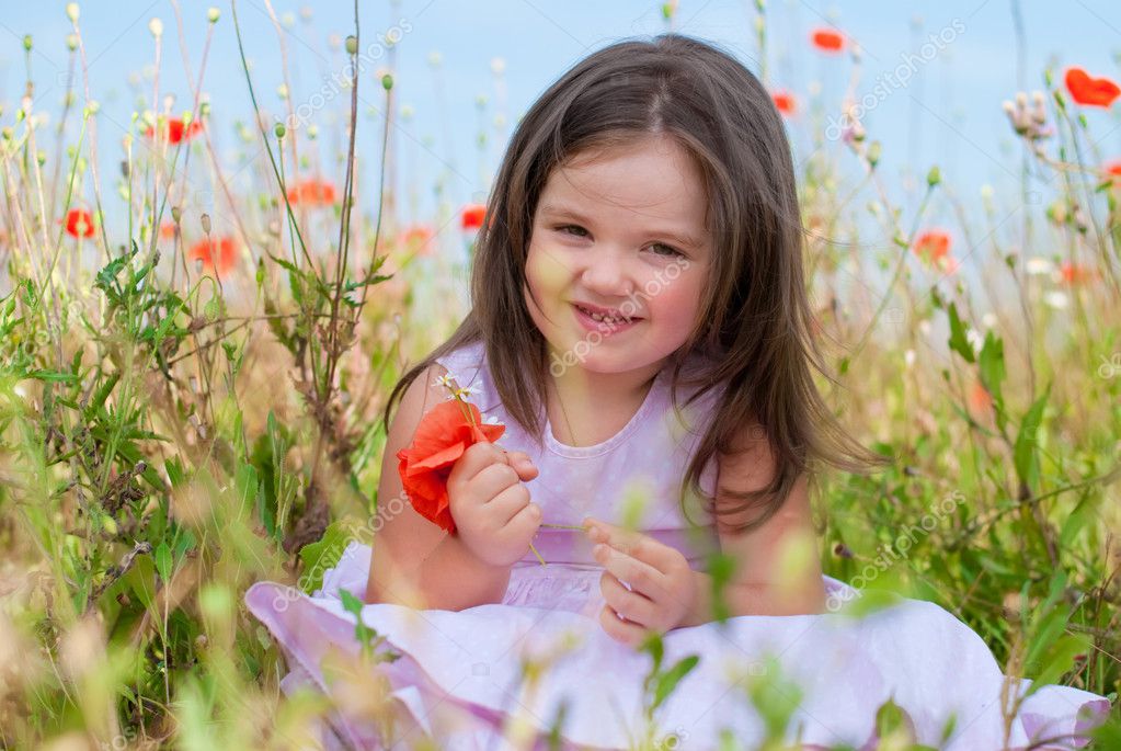 Child girl — Stock Photo © MelashaCat #4943835