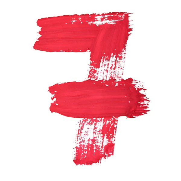 Red handwritten digits — Stock Photo © Zoooom #4651981