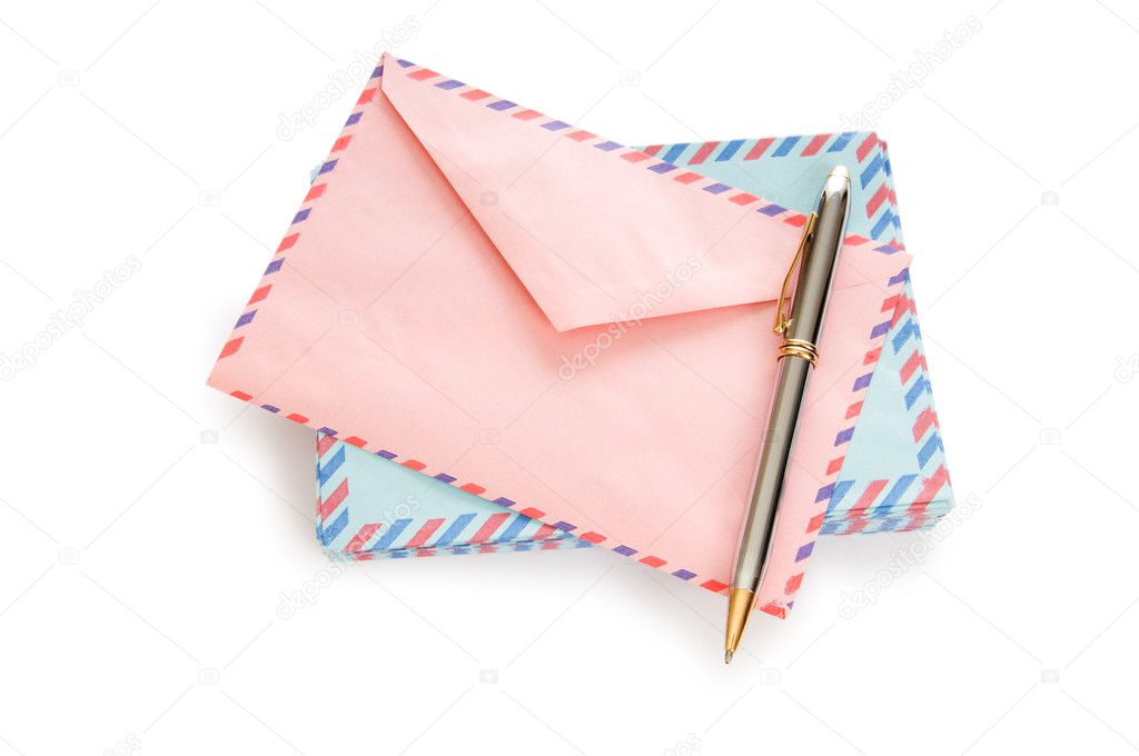 Mail Concept Many Envelopes Table Stock Photo by ©Elnur_ 4537958