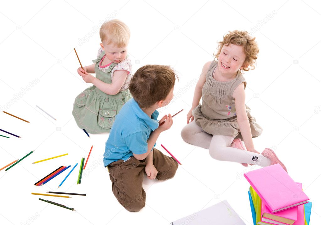Kids Drawing Stock Photo by ©shalamov 4729483