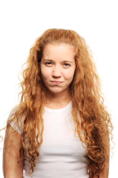 Baffled girl Stock Photos, Royalty Free Baffled girl Images | Depositphotos