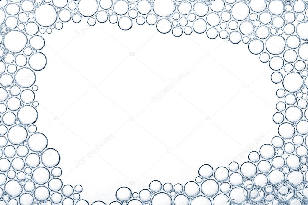 Foam bubbles macro texture — Stock Photo © karandaev #4928870