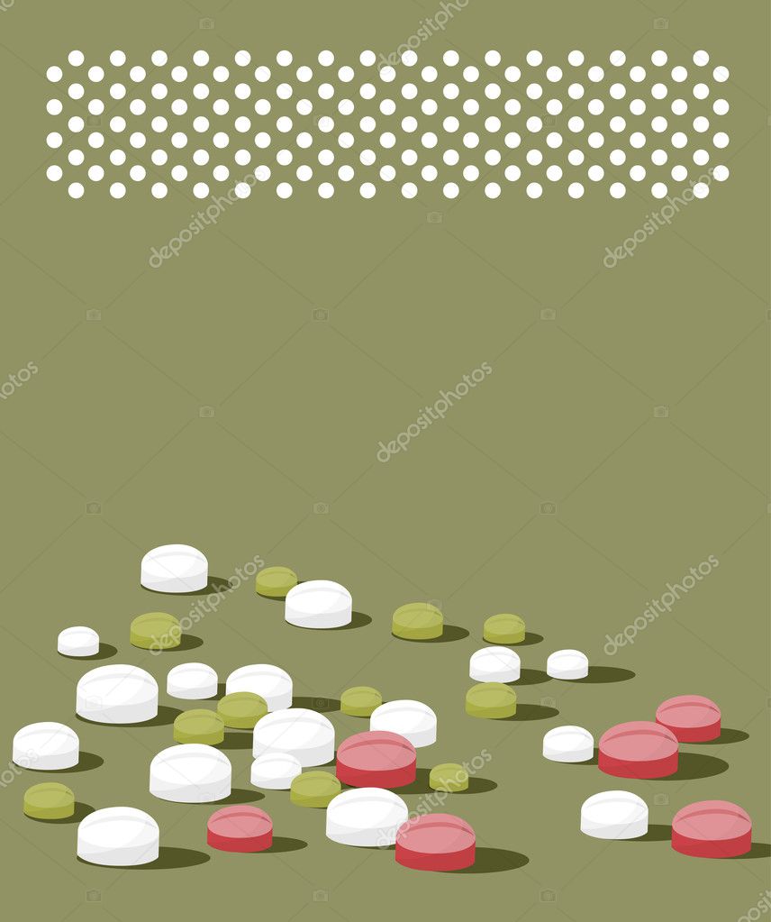 Tabletas de póster A Vector de stock #4372207 de ©LyudmilaKa