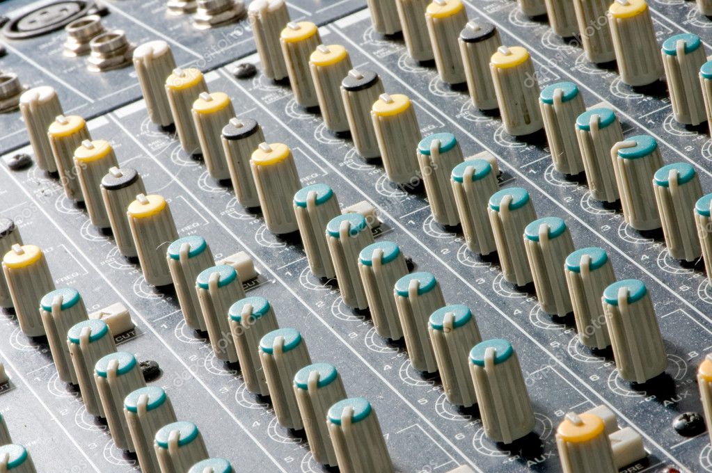 Studio sound mixer — Stock Photo © Ravenestling #5101478