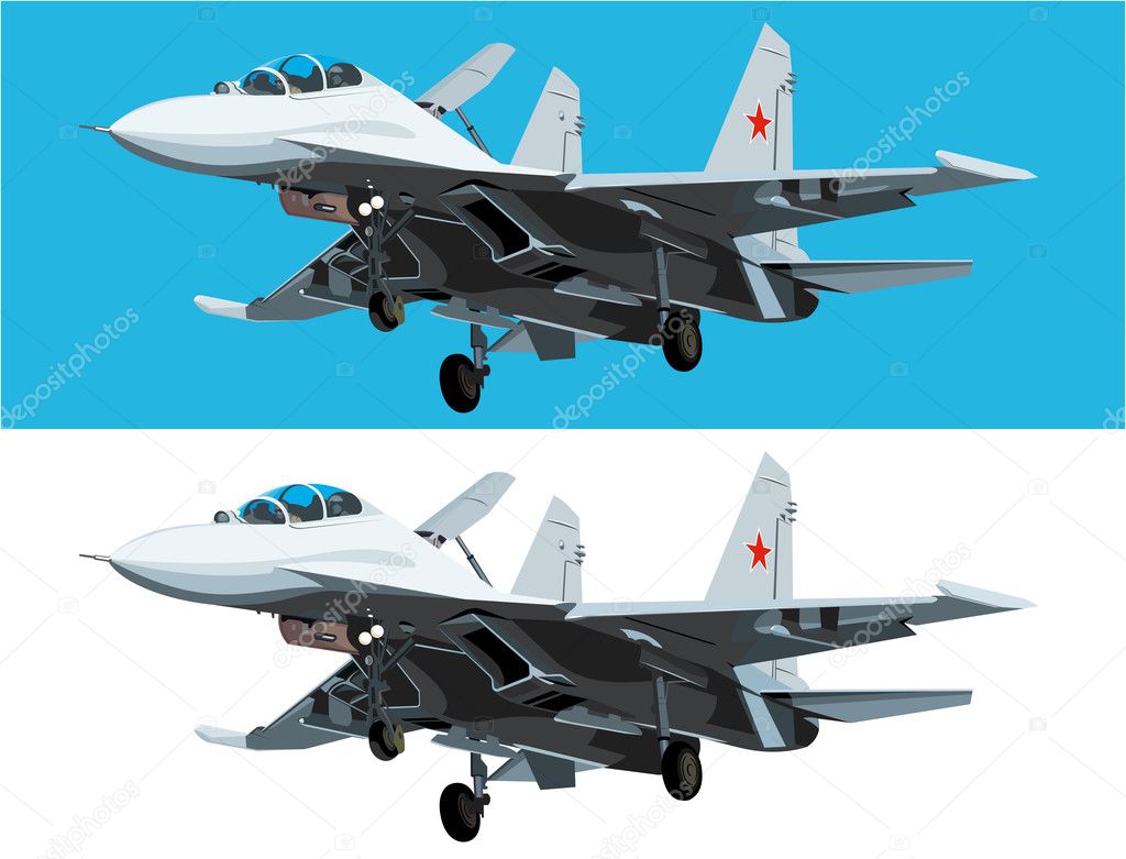 Fighter Stock Vector Image by ©Alexey71 #3979330