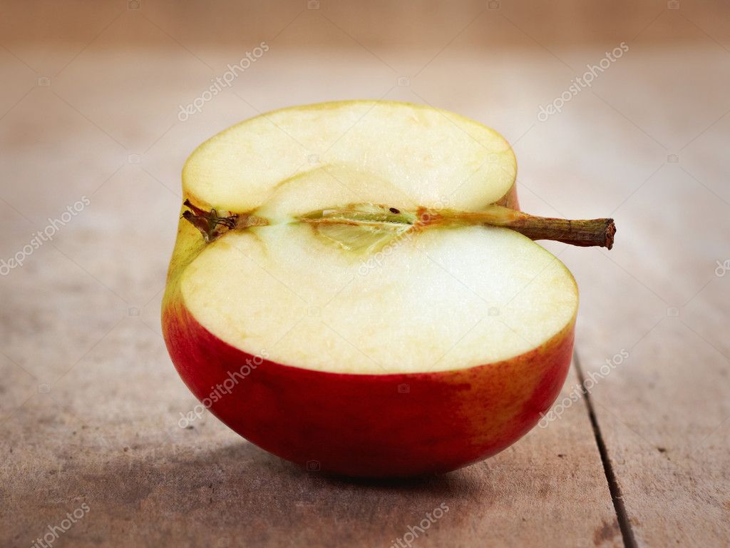Half apple — Stock Photo © zmaris #4225452