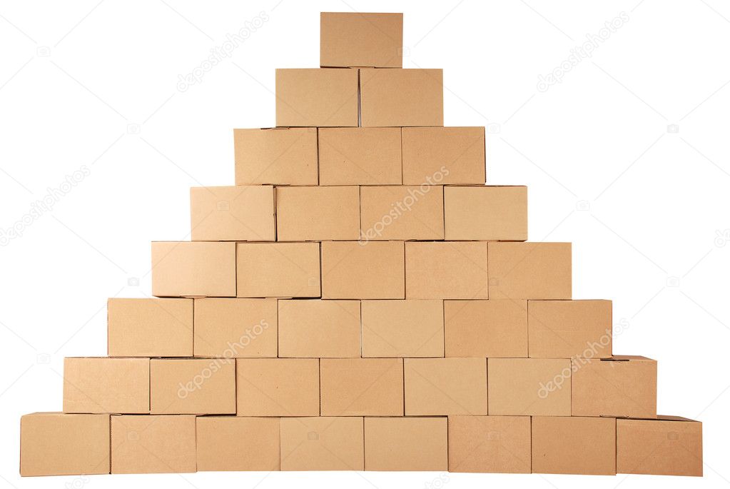 Cardboard Pyramid Brick