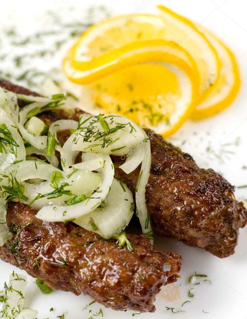 Minced mutton chops, macro Stock Photo by ©withGod 4150699