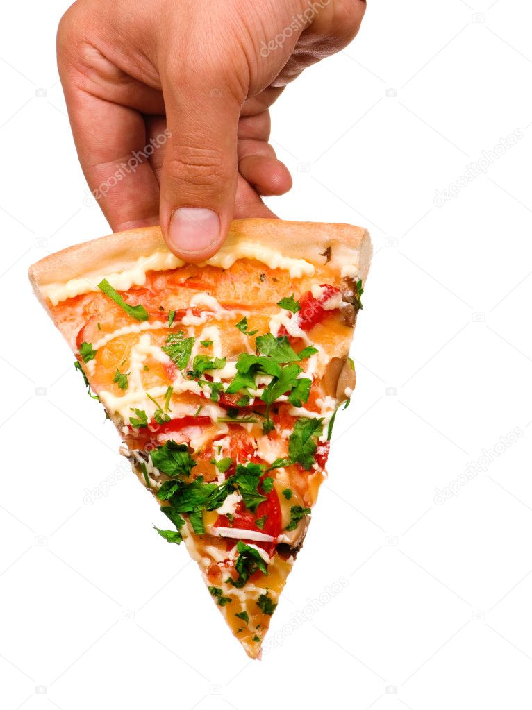 Triangle Shaped Pizza