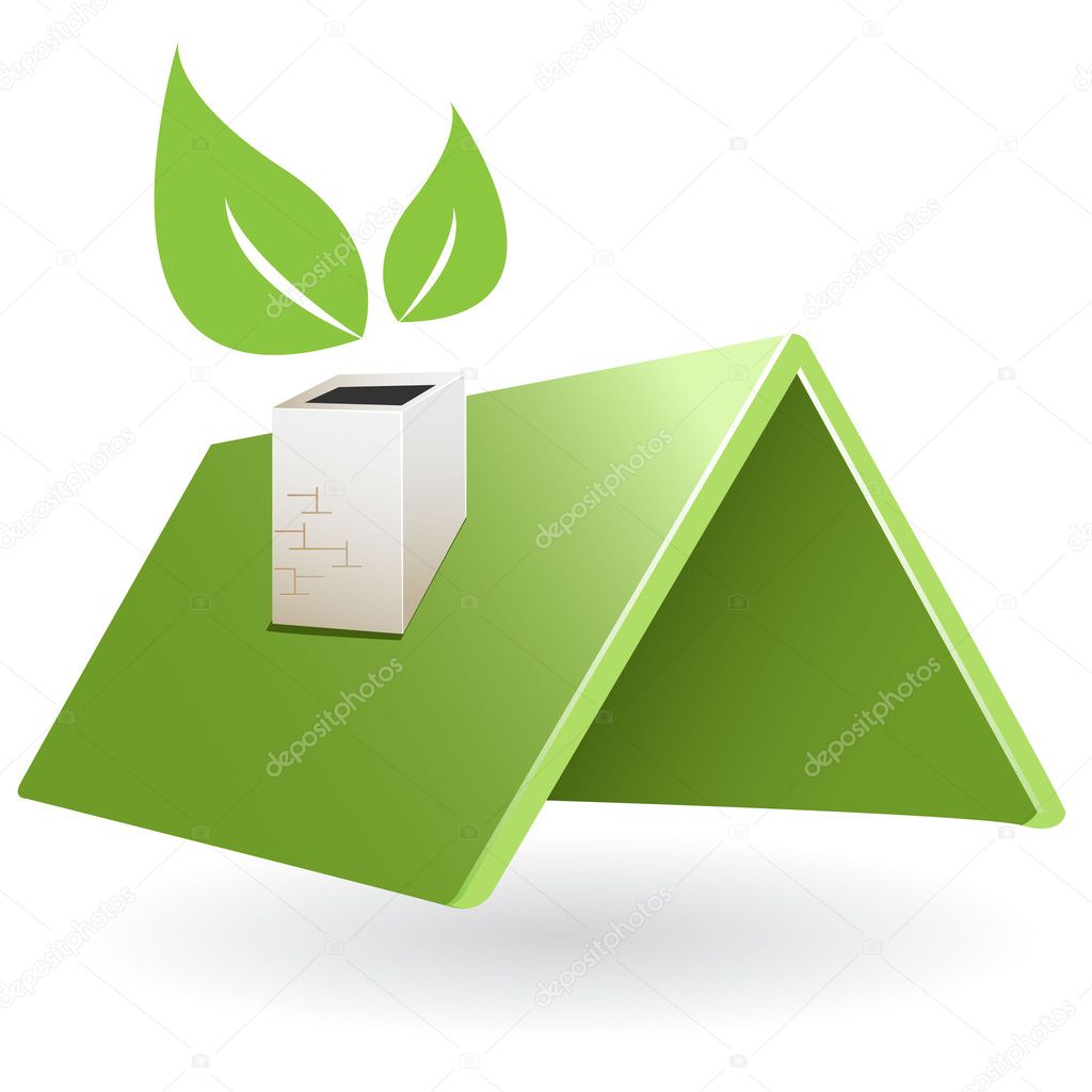 Green roof Stock Vector Image by ©brux17 #5080092