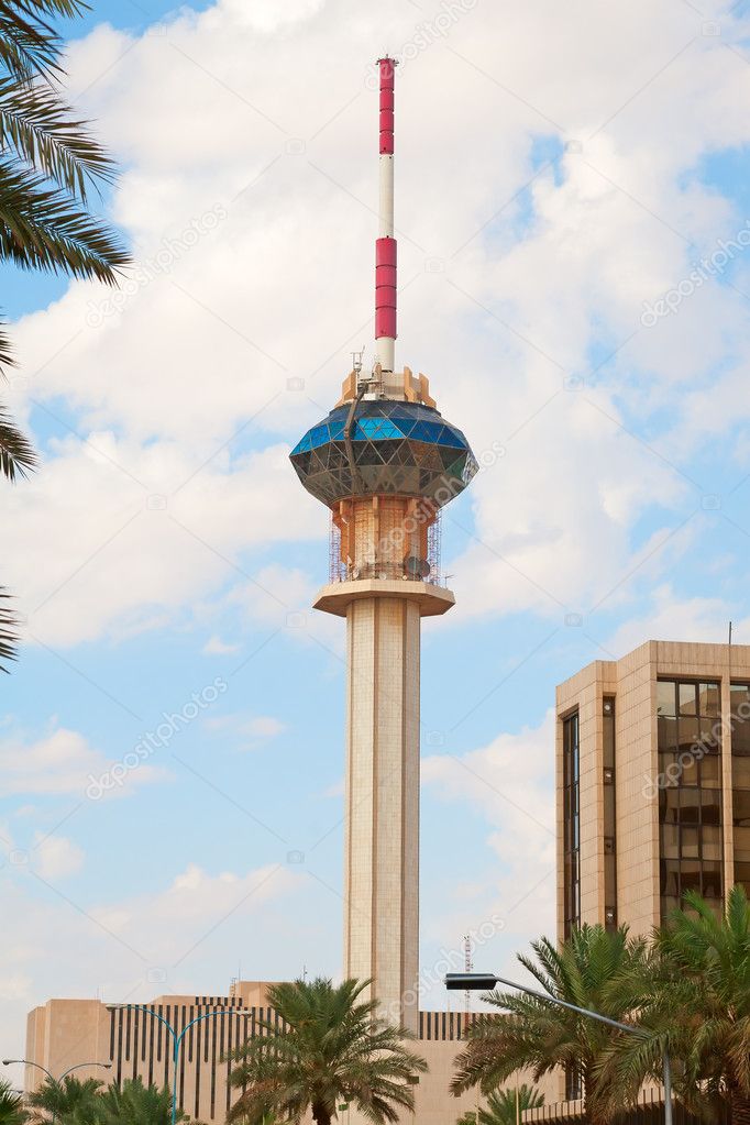Tv tower in Riyadh — Stock Photo © swisshippo #4311311
