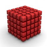 3D cubes composition on white background Stock Photo by ©sanchopancho00 ...