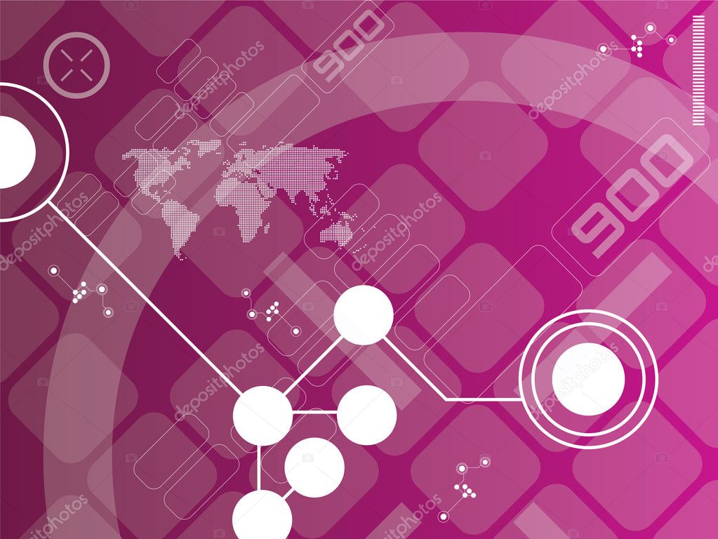 Technology background vector Stock Vector Image by ©cifotart #5221577