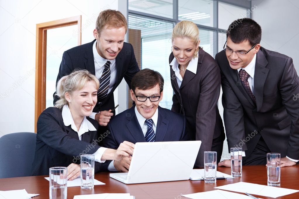 Employees in the office — Stock Photo © Deklofenak #4604878