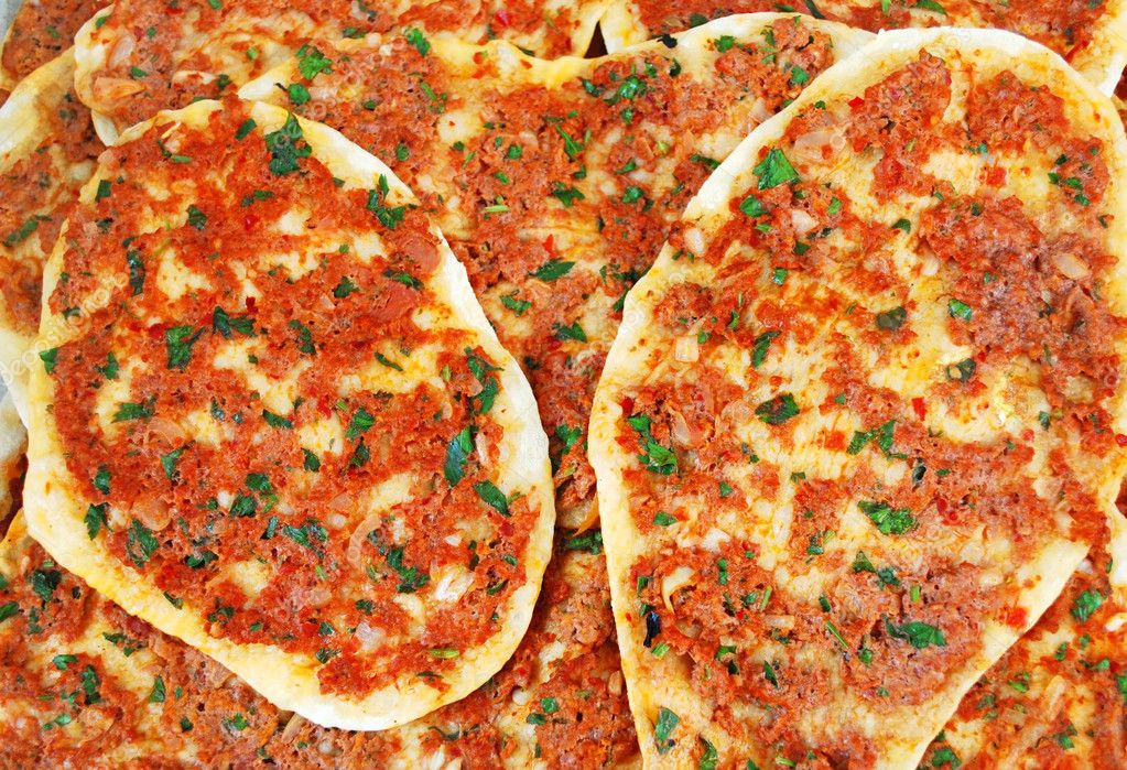 Turkish pizza Stock Photo by ©bitpics 4075100