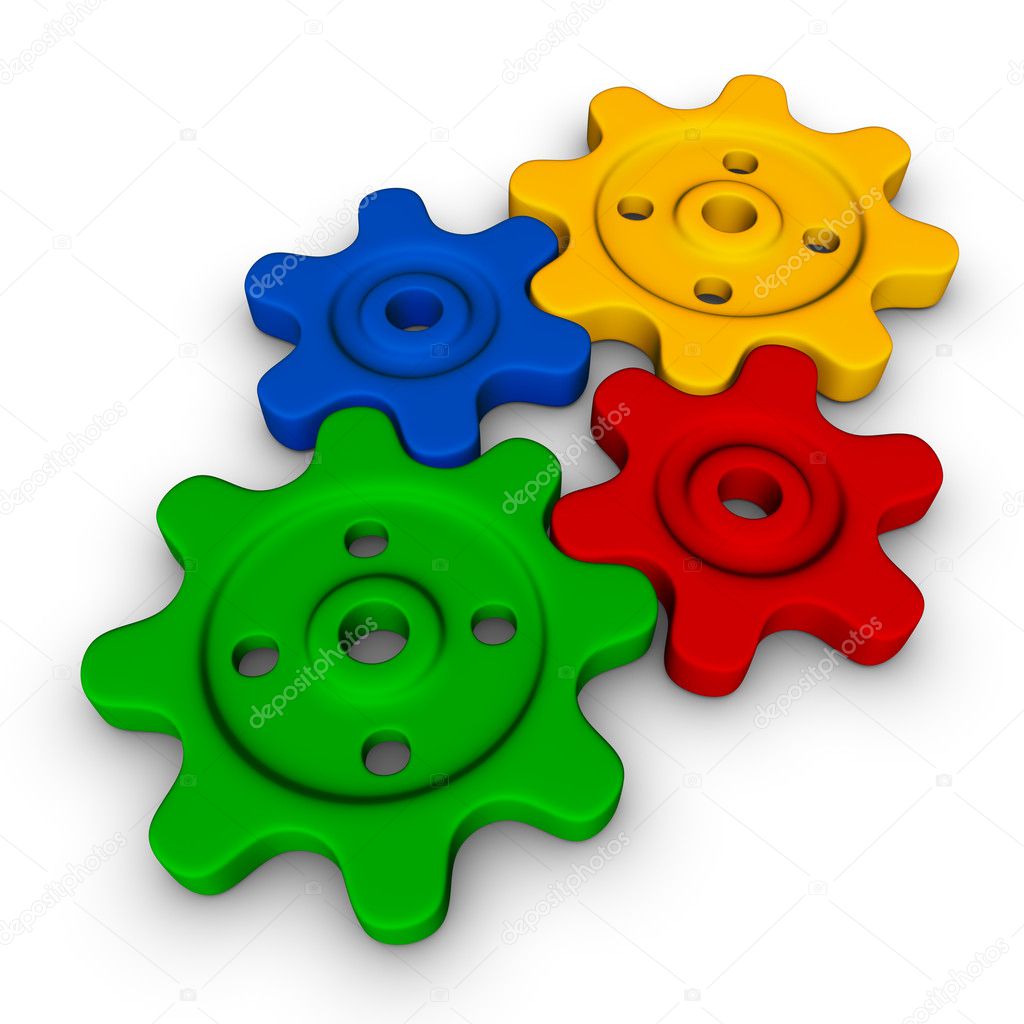 Colorful gears — Stock Photo © almagami #4556146 Colorful gears — Stock Photo © almagami #4556146