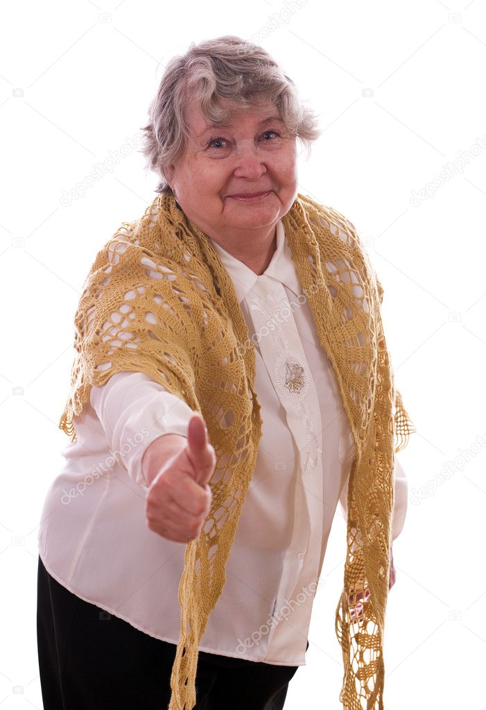 Happy Grandma — Stock Photo © MomSirk #5352431