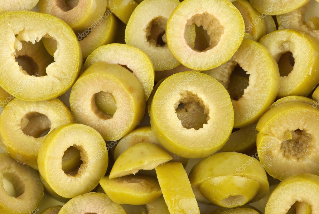 Sliced Green Olives