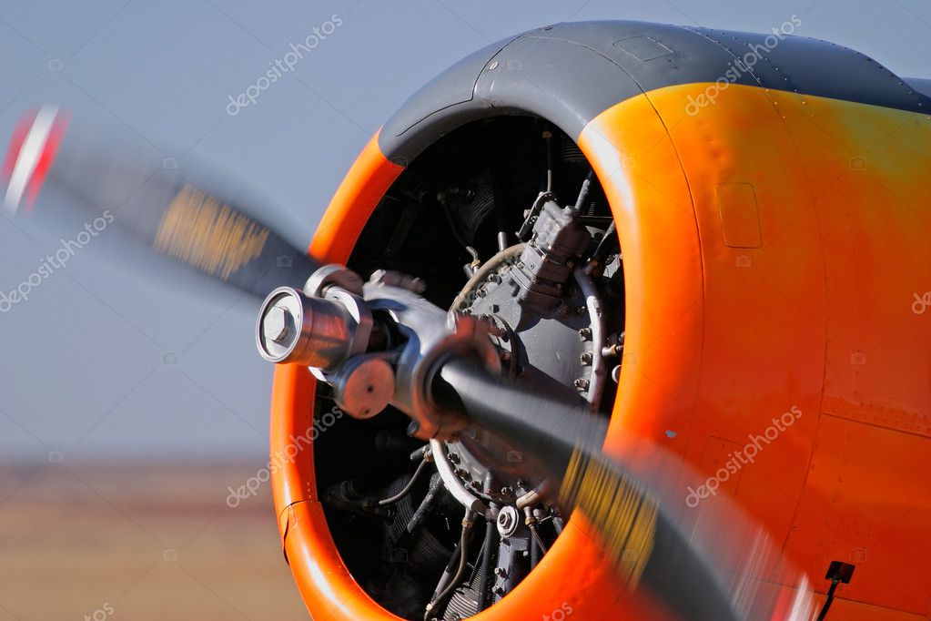 Airplane propeller — Stock Photo © EcoPic #4563389