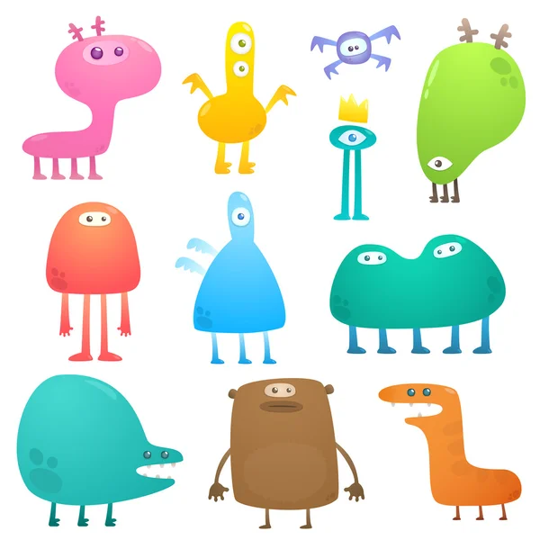 Funny monsters — Stock Vector © artenot #4649311 Funny monsters — Stock Vector © artenot #4649311