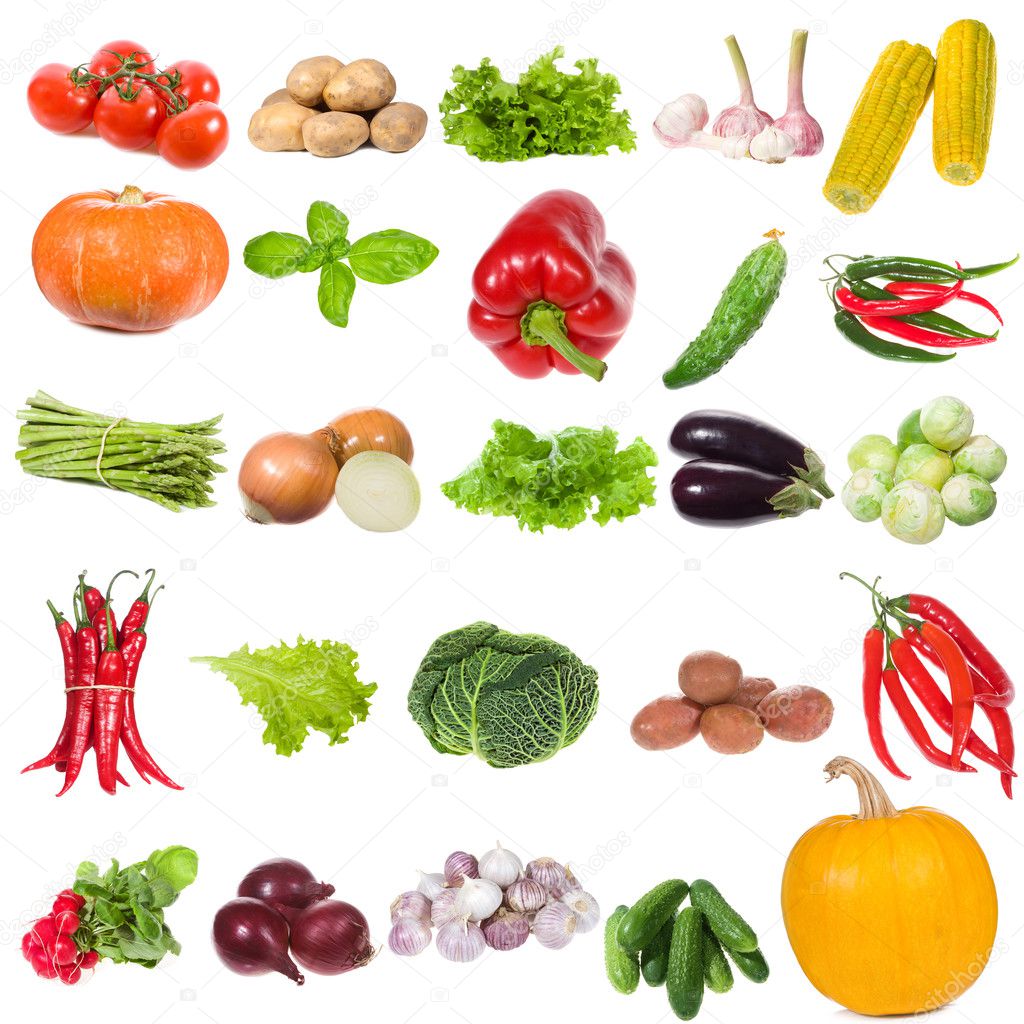 Set with vegetables — Stock Photo © Nitrub #4873280