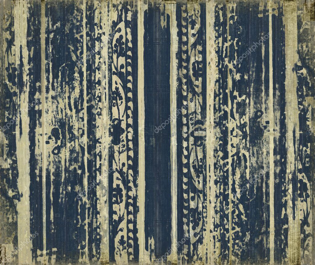 Blue scroll-work grunge wood stripes ⬇ Stock Photo, Image by ...