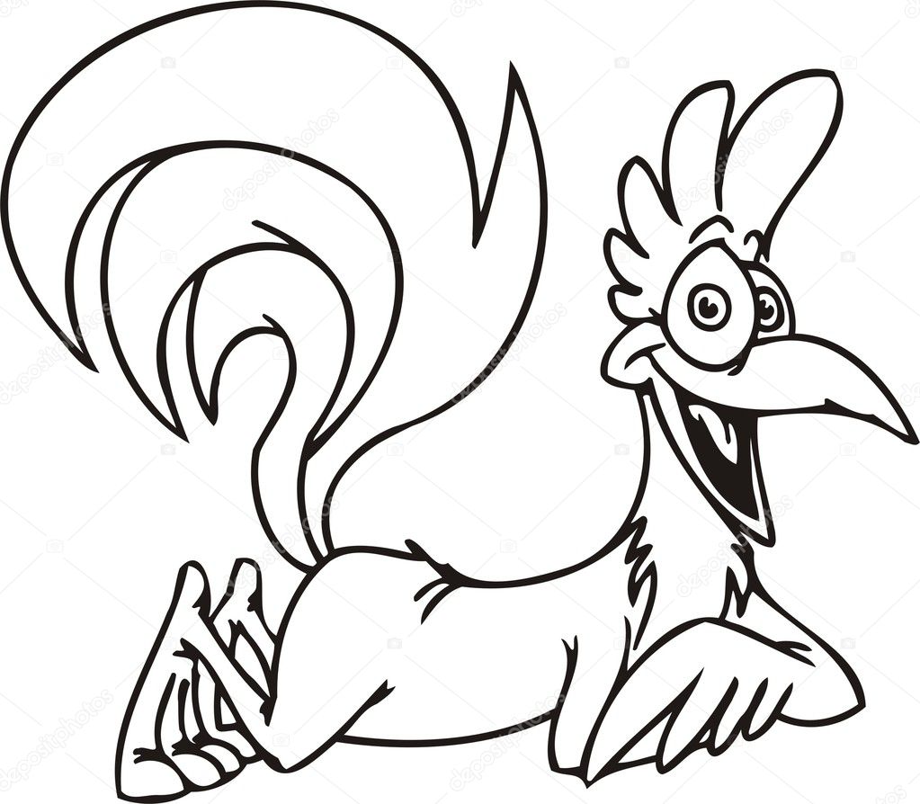 Cocky. Stock Vector Image by ©Digital-Clipart #4198175